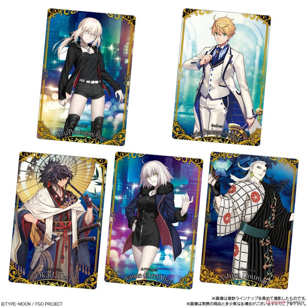 Thẻ lẻ Wafer Card Servant FGO Fate/Grand Order Vol12 N -> CR [Vui lòng đọc kĩ phần mô tả ...