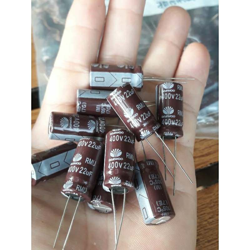 22uf 400v tụ Daewoo Hàn Quốc combo 30 tụ | Shopee Việt Nam