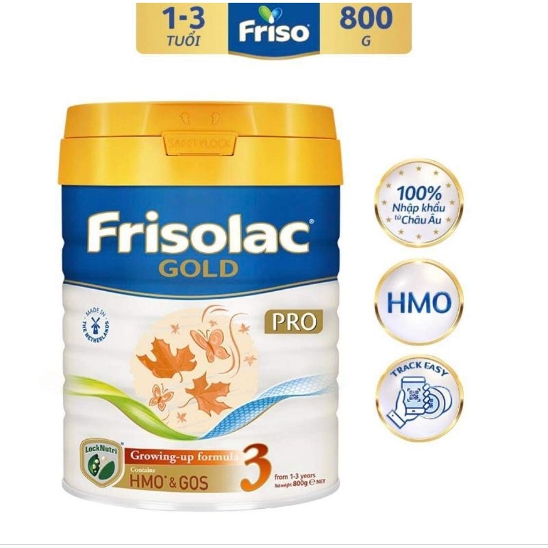 [chính hãng nhập khẩu 100% HÀ LAN] DATE MỚI Frisolac gold pro 3 cho trẻ ...