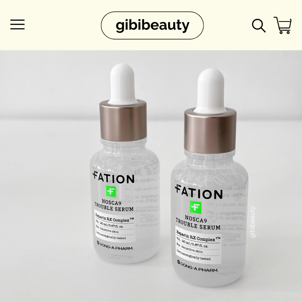 Serum FATION Nosca9 Trouble | Shopee Việt Nam