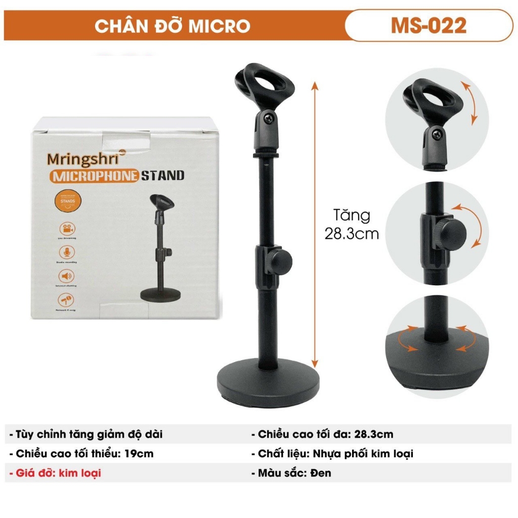 Chân đỡ micro MS-022 | Shopee Việt Nam