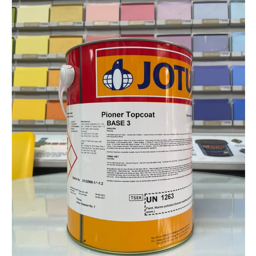 5L - Sơn phủ mờ Acrylic cho sắt và gỗ Jotun Pioner Topcoat | Shopee Việt Nam