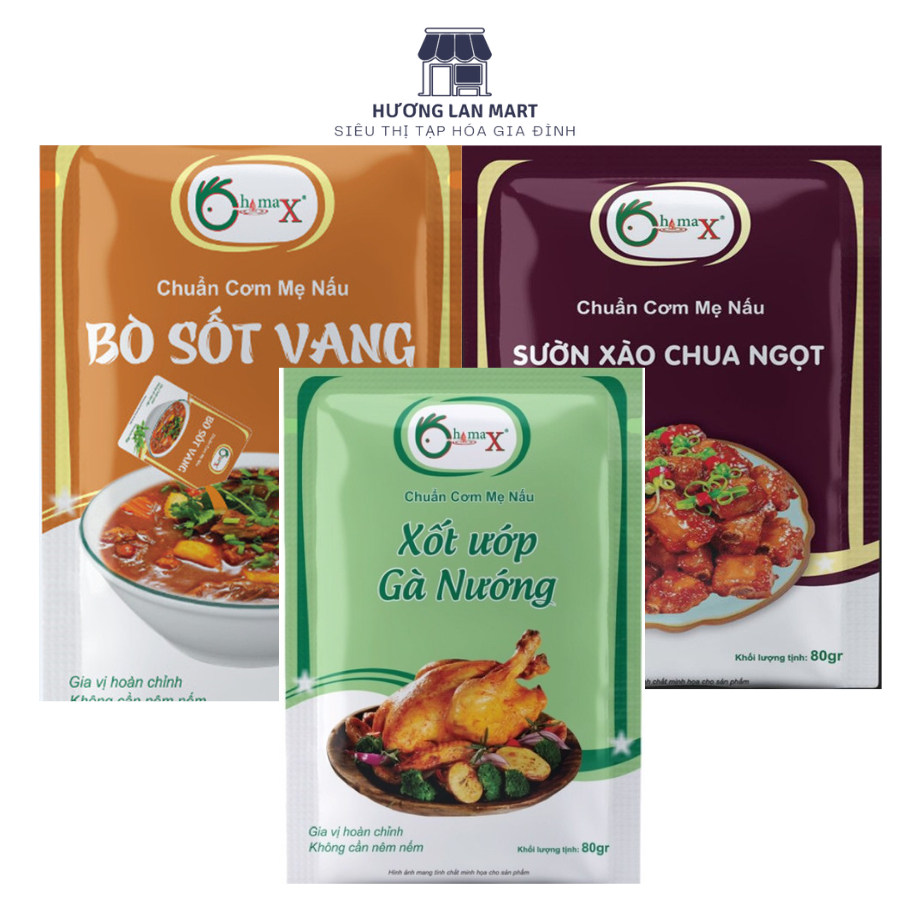Gia Vị Bò Sốt Vang, Xốt Ướp Gà Nướng, Sườn Xào Chua Ngọt Hãng ChiMax ...