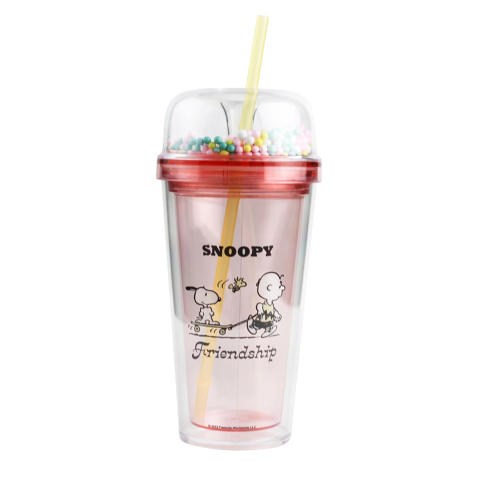 Ly 2 lớp Snoopy Summer Travel 480ml | Shopee Việt Nam