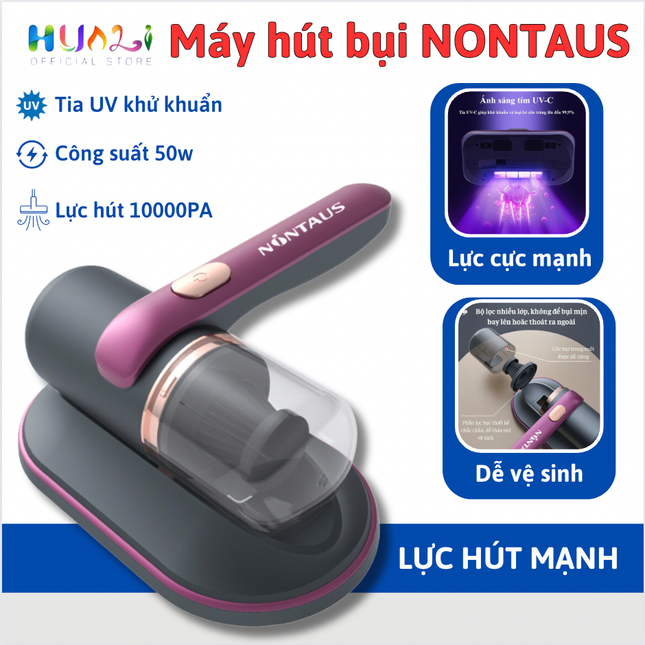 Máy hút bụi giường nệm NONTAUS máy hút bụi cầm tay diệt khuẩn tia UV dễ ...