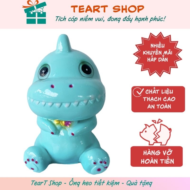 Lợn đất heo đất khủng long dễ thương Teart Shop tiết kiệm tiền, trang ...