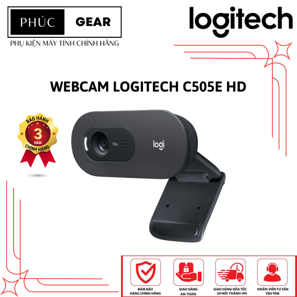 Thiết bị ghi hình/ Webcam Logitech C505E HD - Bảo hành 36 tháng - HÀNG ...
