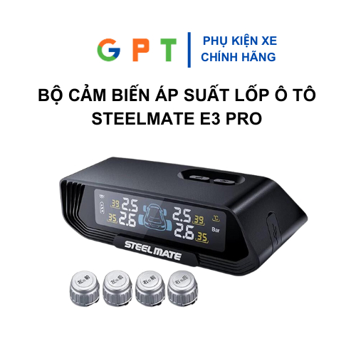 Cảm Biến Áp Suất Lốp Steelmate E3 PRO - Chính Hãng - Tự Lắp Đặt Dễ Dàng ...
