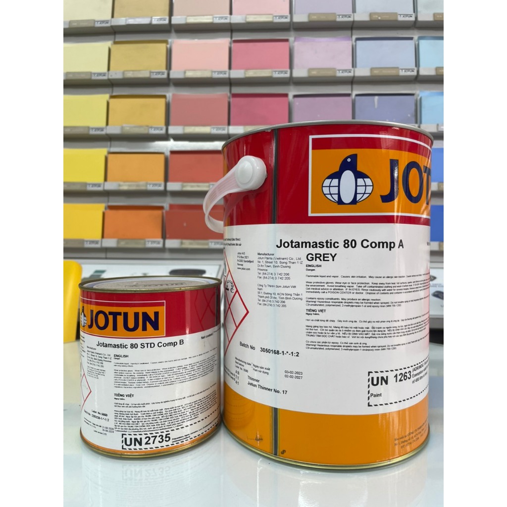 4,6L - Sơn lót epoxy Jotun Jotamastic 80 | Shopee Việt Nam