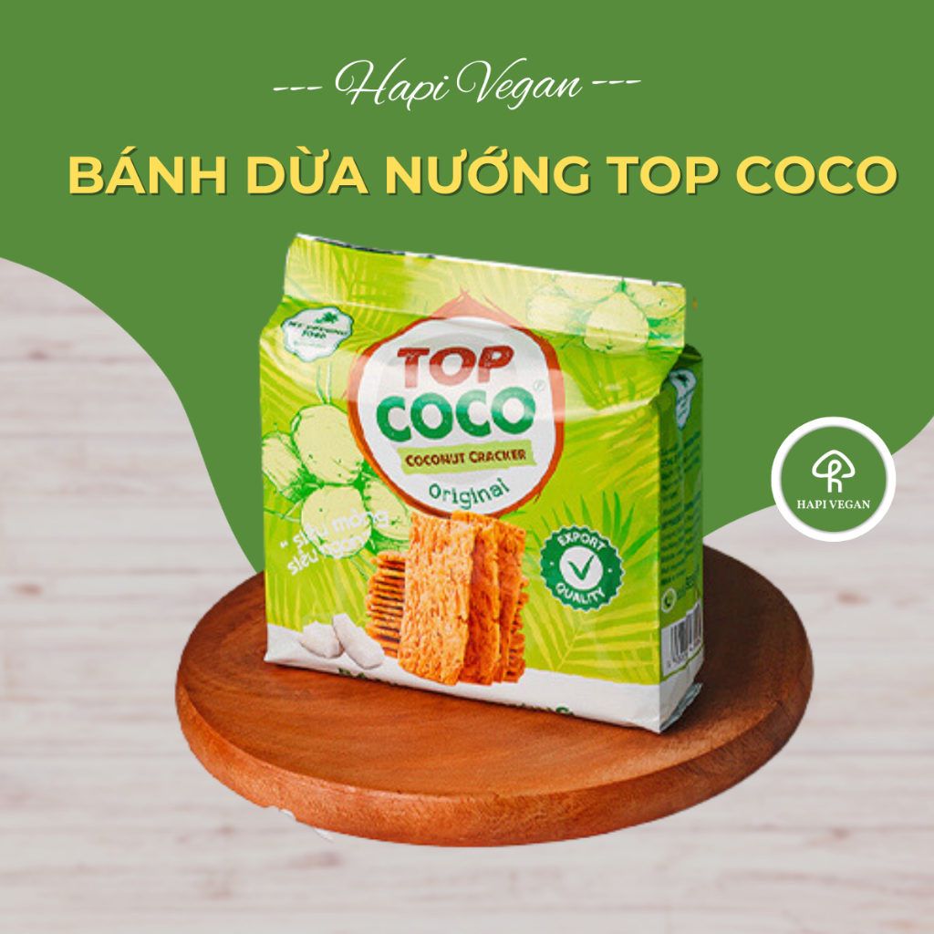 Bánh Dừa Nướng Top Coco Phân Phối Bởi 𝐇 𝐇𝐀𝐏𝐈 𝐕𝐄𝐆𝐀𝐍 Thơm Ngon | Shopee ...