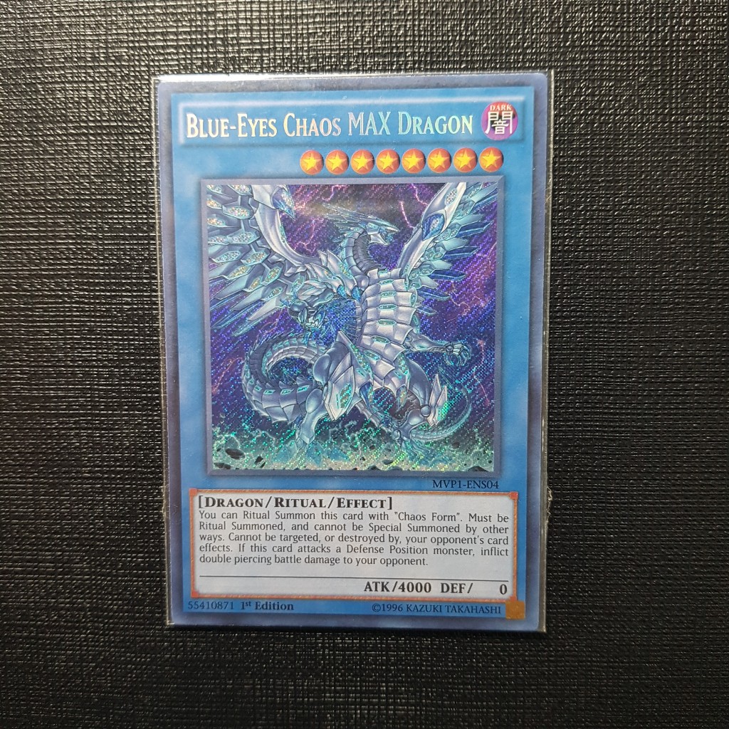 Lá thẻ bài Blue-Eyes Chaos MAX Dragon - MVP1-ENS04 - Secret Rare 1st Edition | Shopee Việt Nam