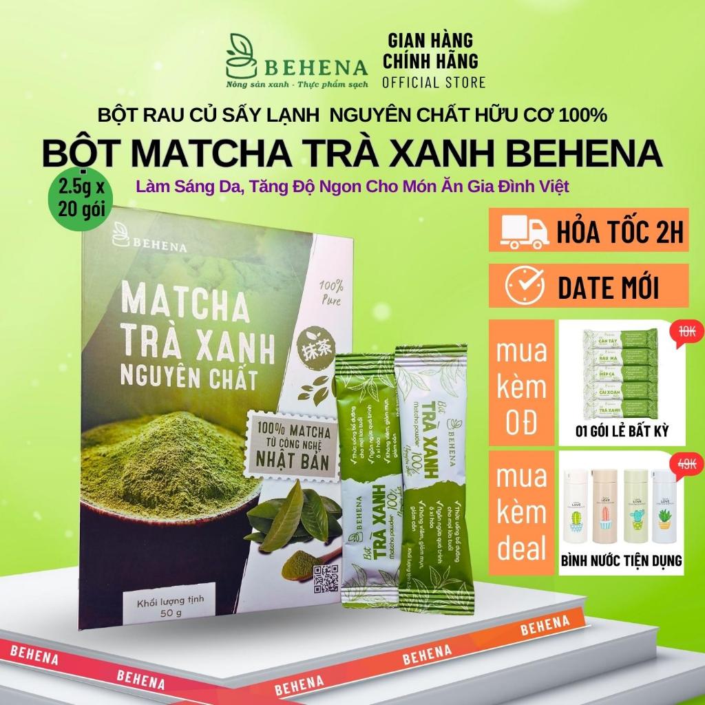 Bột Matcha Trà Xanh Behena 50g Chống Lão Hóa, Giảm Thâm Mụn, Làm Sạch ...