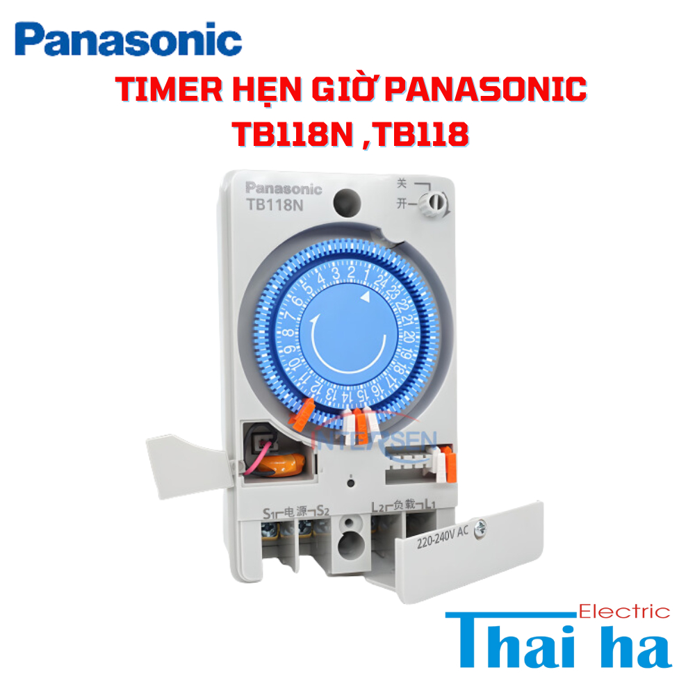 Rơ Le Thời Gian Thực - Đồng Hồ Hẹn Giờ - Timer Hẹn Giờ Panasonic TB118N TB118 | Shopee Việt Nam