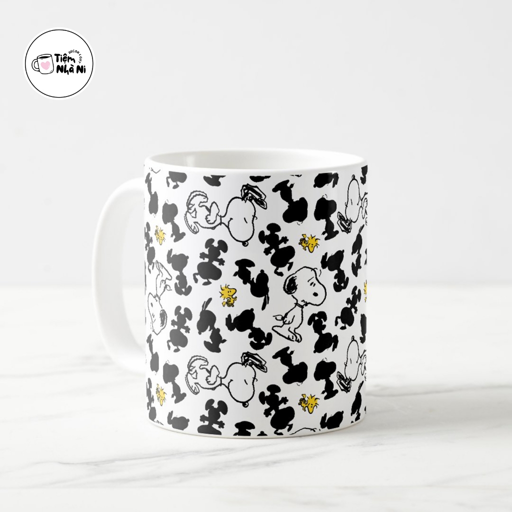 Ly sứ in hình Peanuts - Snoopy (25 mẫu) | Shopee Việt Nam