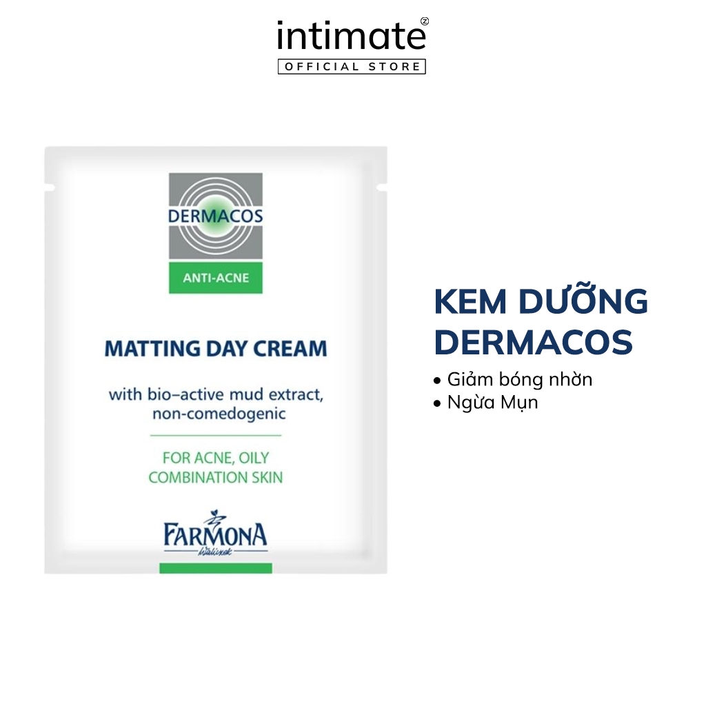 Gói Kem Dưỡng Dermacos Farmona Chứa Bùn Hoạt Tính Giảm Bóng Nhờn Ngừa ...