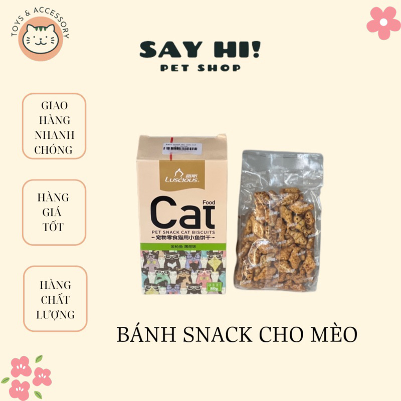 Bánh Snack cho mèo Sayhipetshop | Shopee Việt Nam