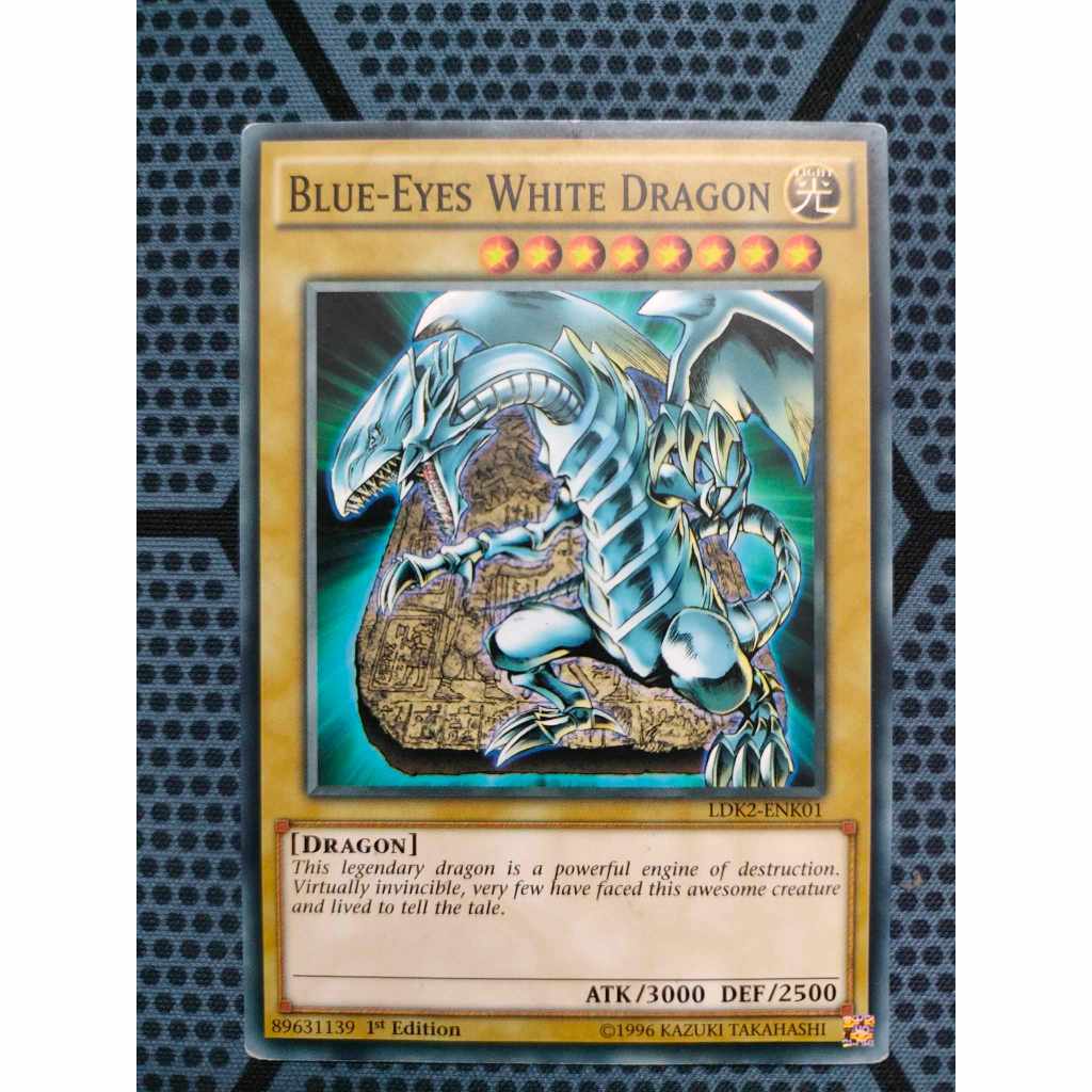 Bài yugioh - Blue-Eyes White Dragon LDK2-ENK01 | Shopee Việt Nam