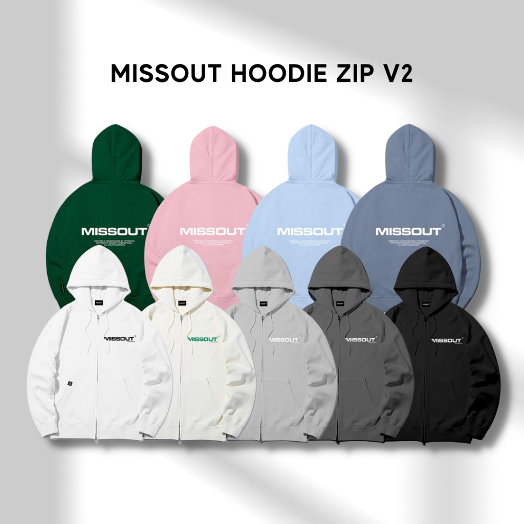 MISOUT ZIP V2 - HOODIE BASIC | Shopee Việt Nam