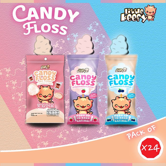 Kẹo Bông Gòn Little Keefy Candy Floss Nhập Khẩu Indonesia | Shopee Việt Nam