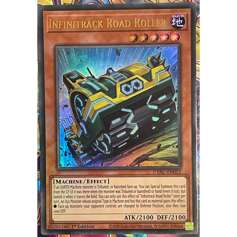 Infinitrack Road Roller - CYAC-EN022 - Ultra Rare 1st Edition | Shopee ...