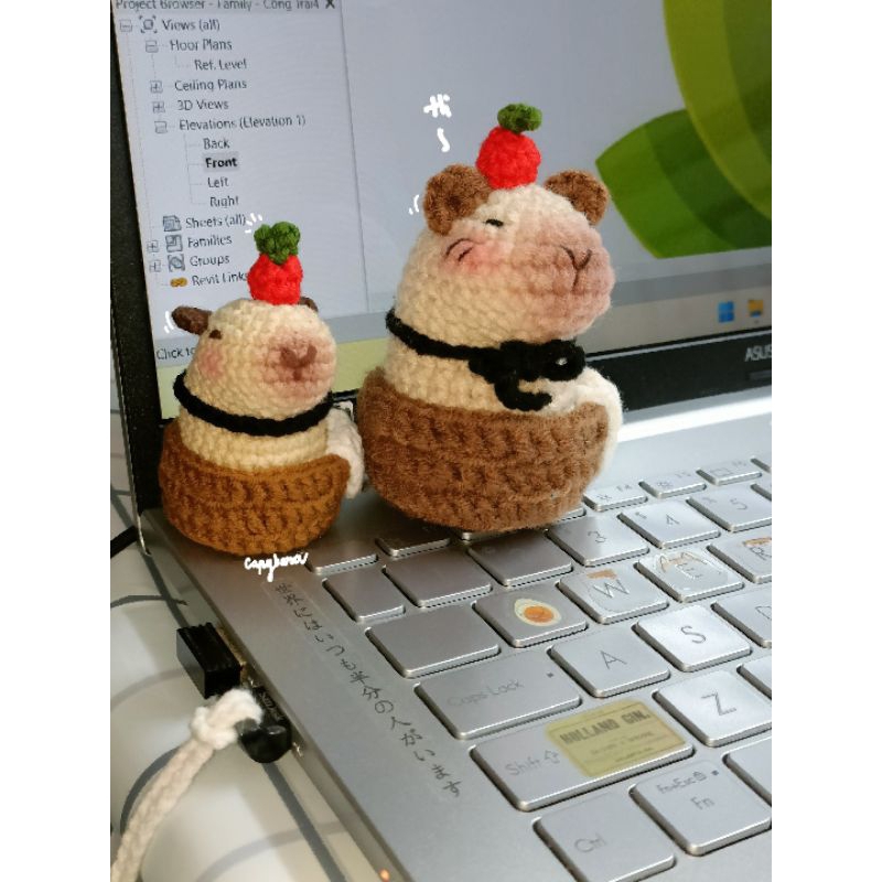 Capybara tắm bồn bằng len handmade | Shopee Việt Nam