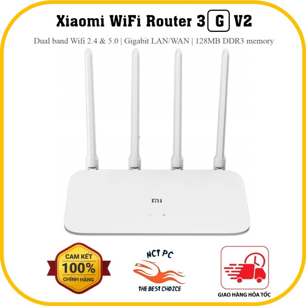 [Free up ROM] Router Wifi Xiaomi R3G v2 (Mi 4A Gigabit) băng tần kép ...