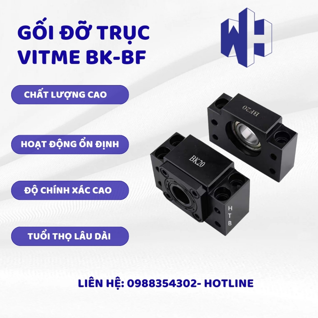 Gối đỡ trục vitme BK.BF.10.12.15.20 | Shopee Việt Nam