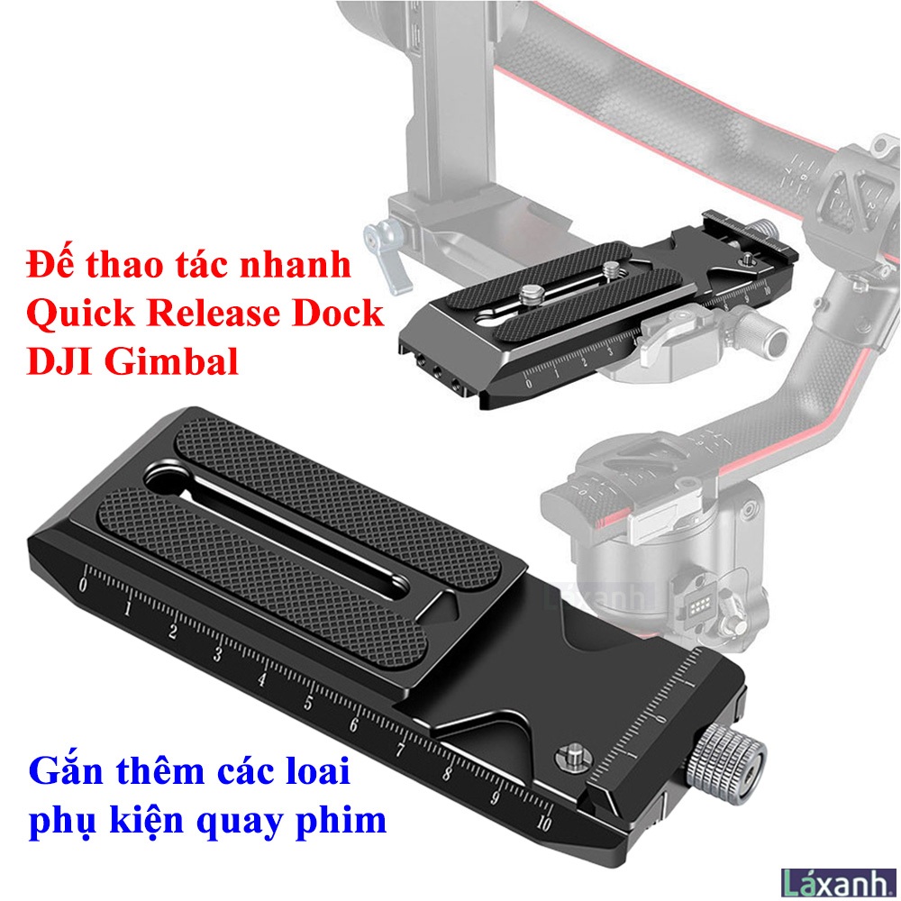 Đế plate thao tác nhanh máy ảnh DJI Gimbal Ronin RS2 RS3 Pro Mini ráp ...
