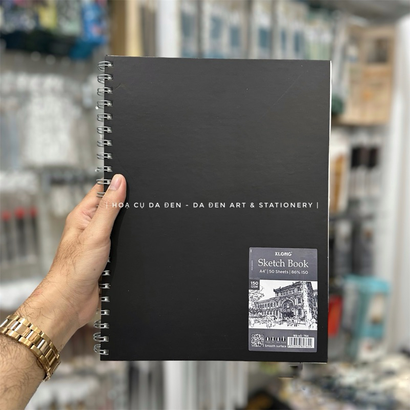 [DA ĐEN] KLONG Sổ Phác Thảo Sketch Book 50 Tờ 150GSM (MS: 762-764 ...