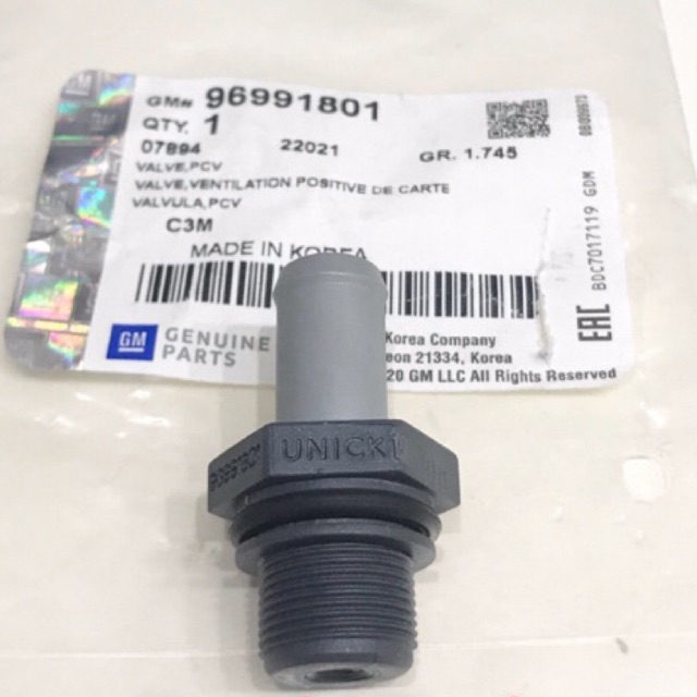 Van một chiều Matiz 4, Van hơi thừa Spark M300, van thông hơi nắp giàn ...