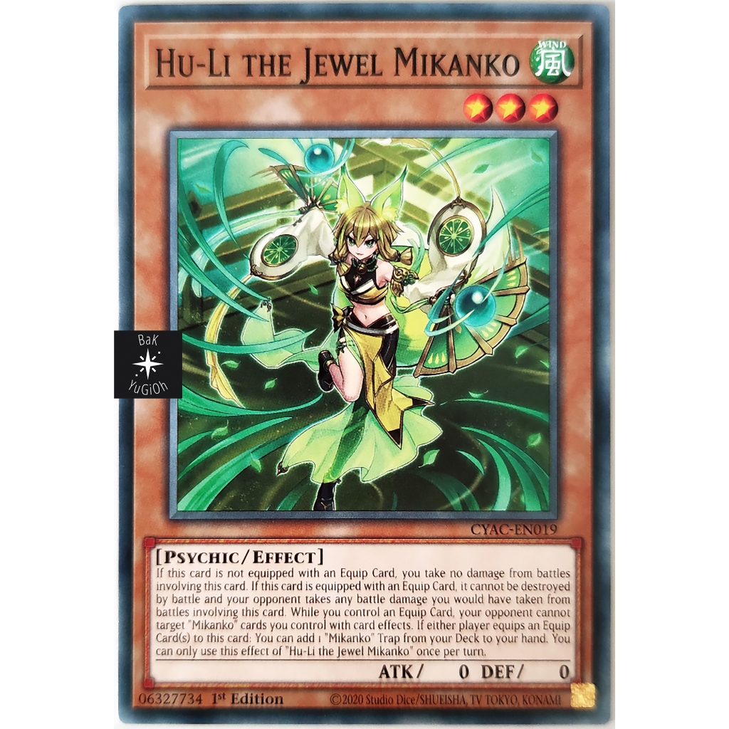 [BaK Yu-Gi-Oh!] [Thẻ Bài Chính Hãng] Hu-Li the Jewel Mikanko |EN| Common | Shopee Việt Nam