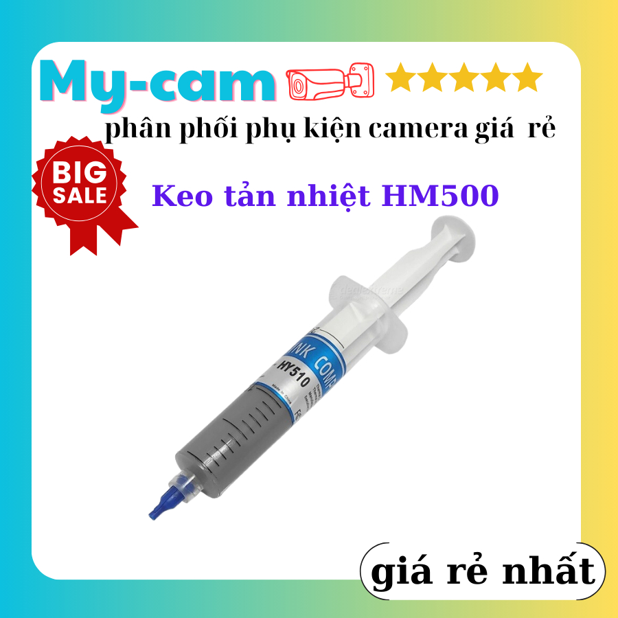 Keo tản nhiệt HM500 tuýp 30g Keo Lọ Xi Lanh Lớn HM500 xám, Keo Tản ...