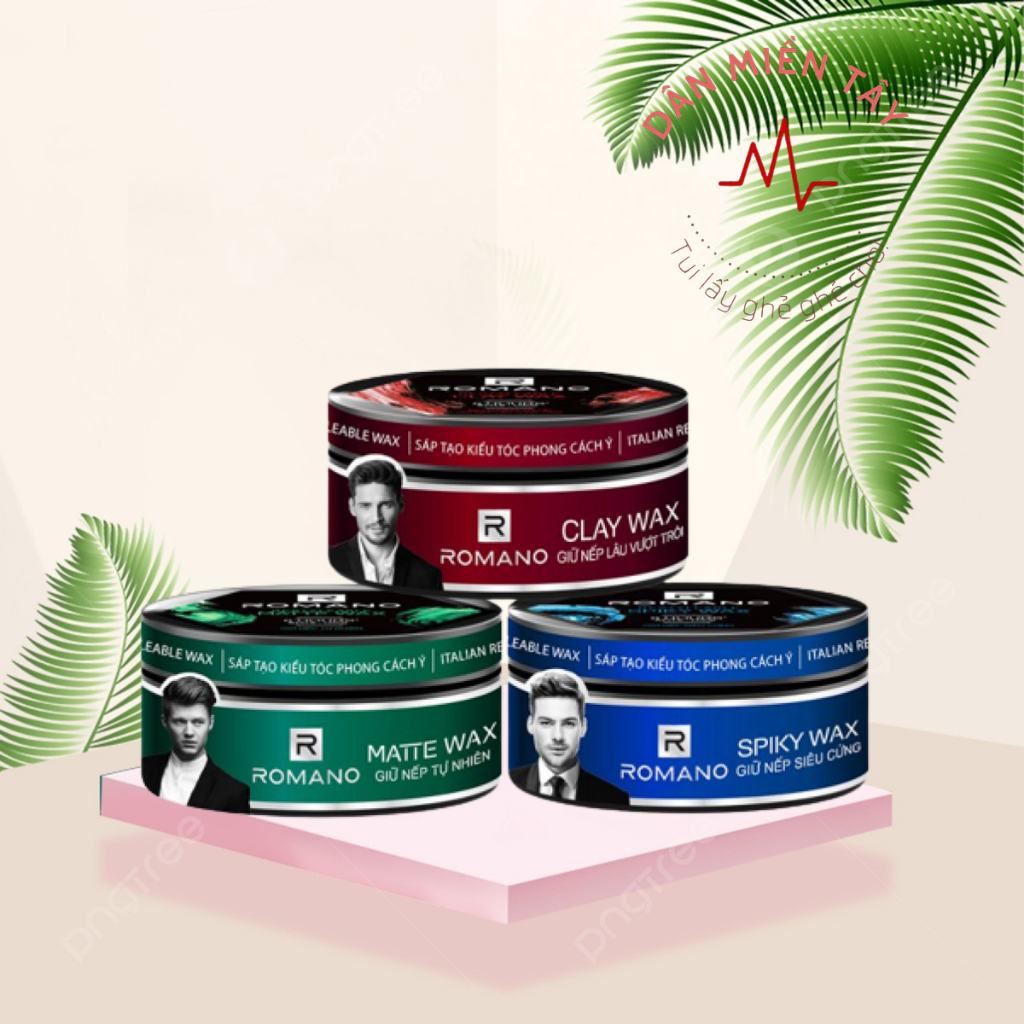 [Mẫu Mới] Wax tạo kiểu tóc Romano 68g/hộp | Shopee Việt Nam