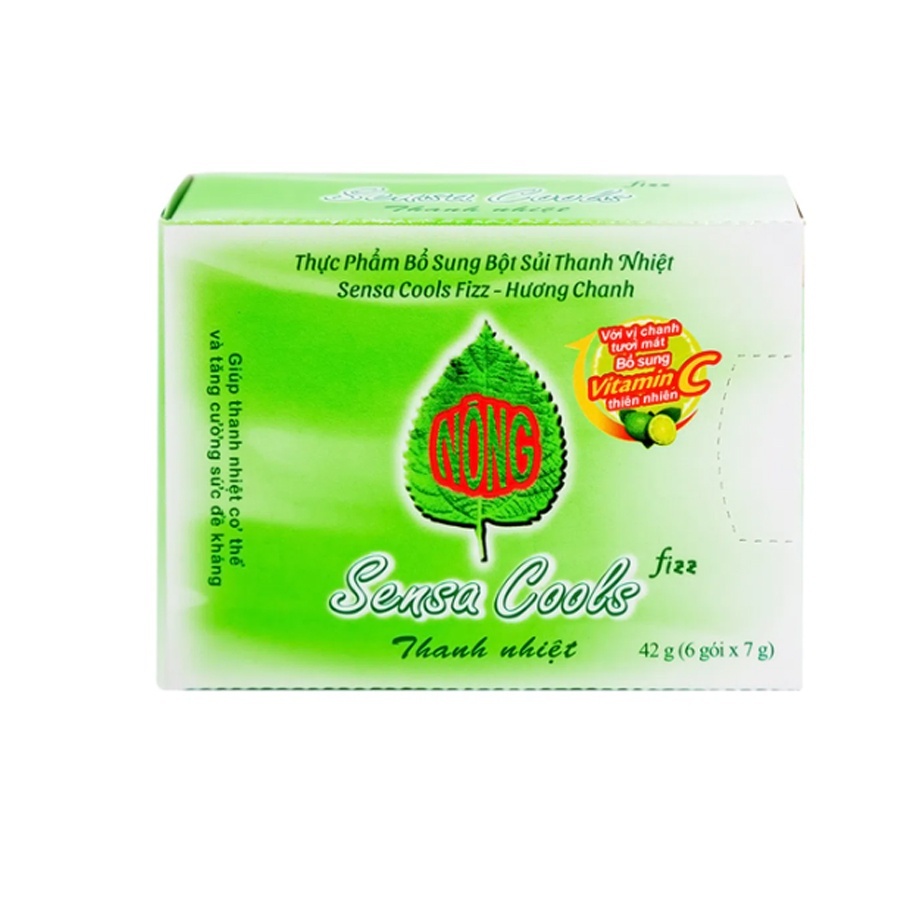 LỐC 12 HỘP Bột sủi thanh nhiệt Sensa Cools (Hộp 6 gói)i - MAXpharmacy ...