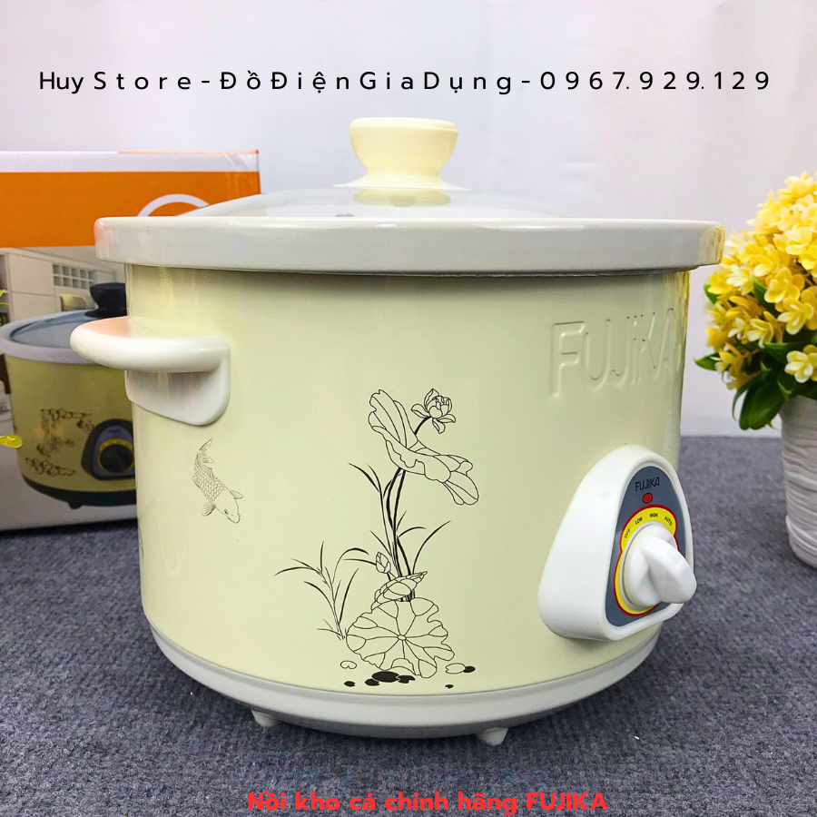 Nồi nấu chậm kho cá thịt đa năng FUJIKA FJ-K25 , Nồi điện FUJIKA FJ-K15 ...