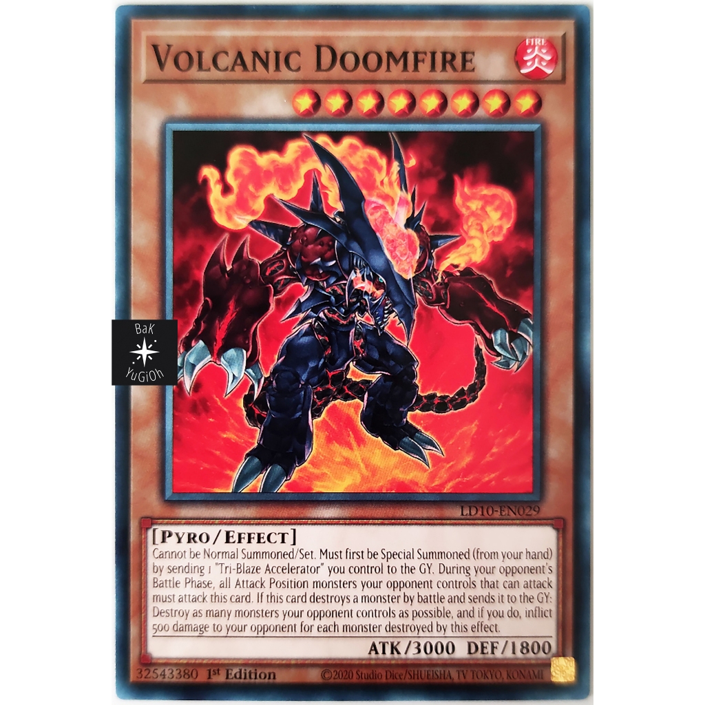 [BaK Yu-Gi-Oh!] Volcanic Doomfire |EN| Common [Chính Hãng] | Shopee Việt Nam