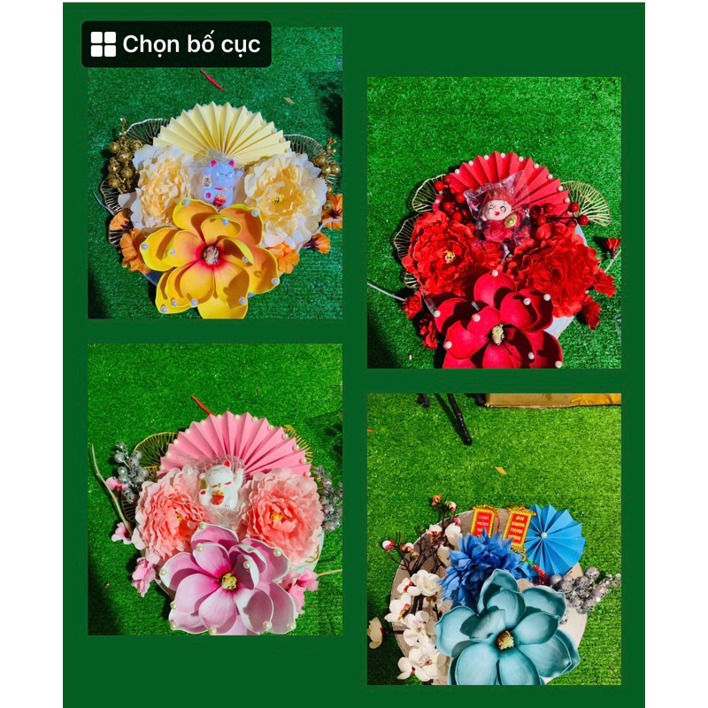 Sỉ set phụ kiện trang trí giỏ quà tết | Shopee Việt Nam