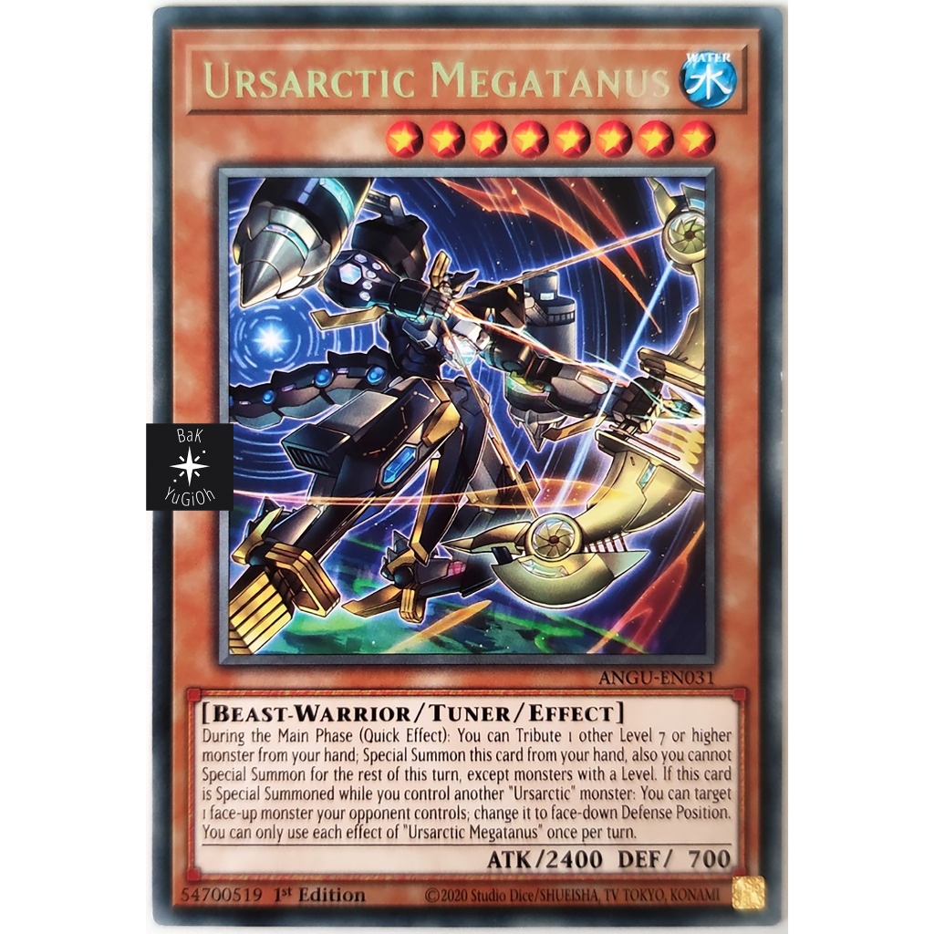 [BaK Yu-Gi-Oh!] [Thẻ Bài Chính Hãng] Ursarctic Megatanus |EN+AE| Rare / Common | Shopee Việt Nam