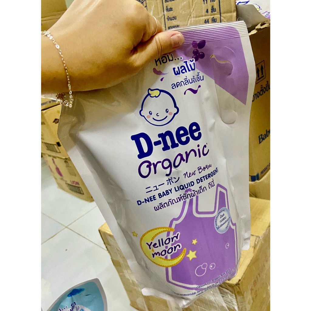 TÚI NƯỚC GIẶT DNEE D-NEE FABRIC DETERGENT 1L4 CHUẨN THÁI LAN - MÀU TÍM | Shopee Việt Nam