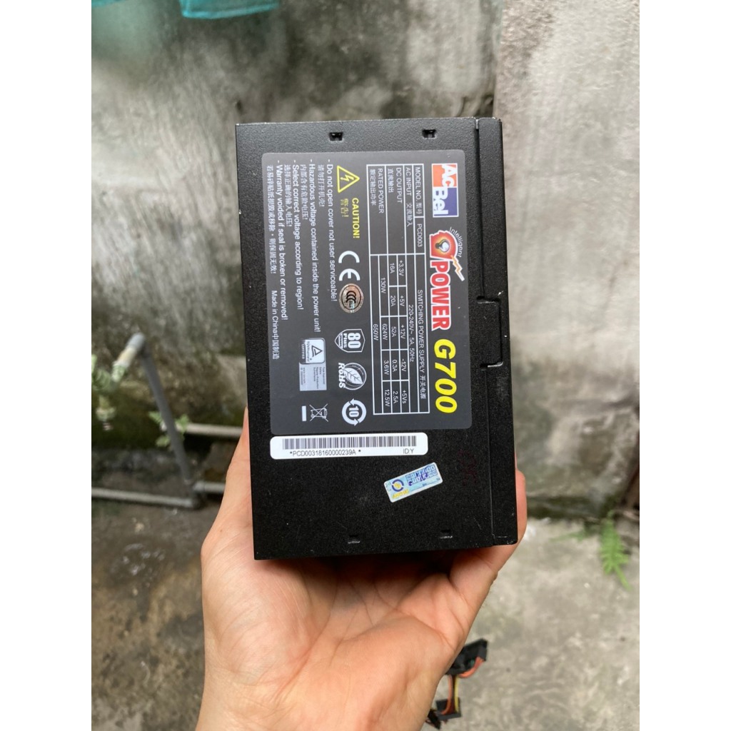 nguồn AcBel G700 máy tính chơi game làm việc 650w PSU power supply Unit ...