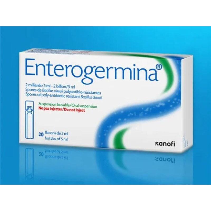 Men vi sinh Enterogermin trị rối loạn tiêu hoá (20 ống x 5ml) | Shopee ...