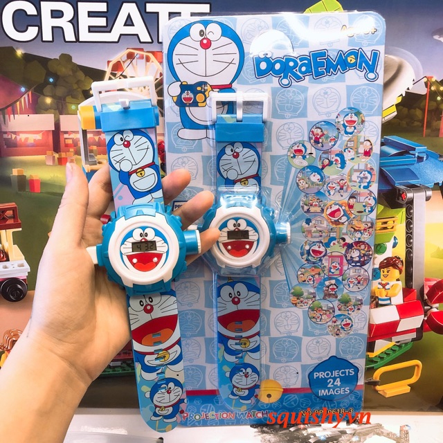 Đồng hồ chiếu hình cho trẻ em người nhện elsa, batman,đội cứu hộ,ninja ...
