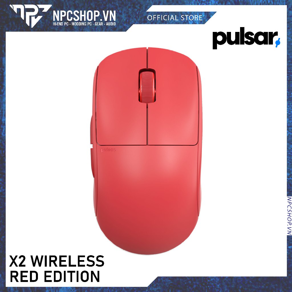 CHUỘT KHÔNG DÂY PULSAR X2 WIRELESS RED EDITION (RED) | Shopee Việt Nam