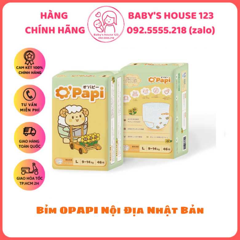 Dùng Thử Bỉm Opapi Nội Địa Nhật Đủ Size | Shopee Việt Nam