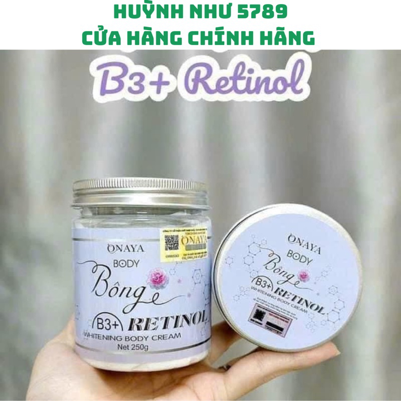[CHÍNH HÃNG]Kem body bông retinol onaya, body bông retinol b3, kem bông ...