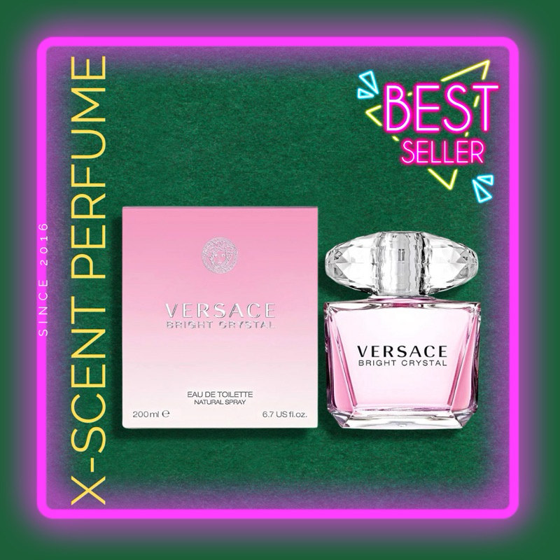 [200ml] Nước Hoa Nữ V.ersace Bright Crystal EDT | Shopee Việt Nam