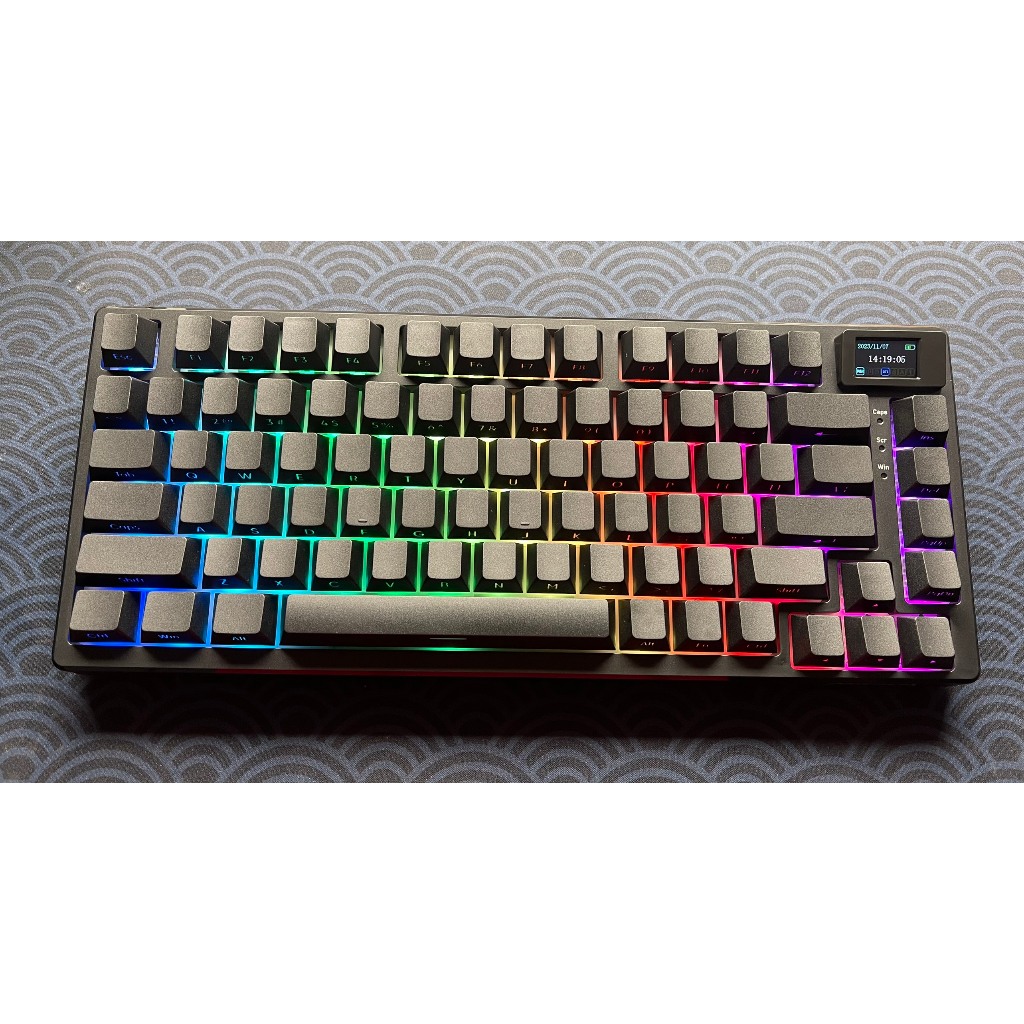 Bàn phím cơ Monka 3075 V2 Pro Mạch Xuôi (Led RGB, Kết Nối 3 Mode, Màn ...