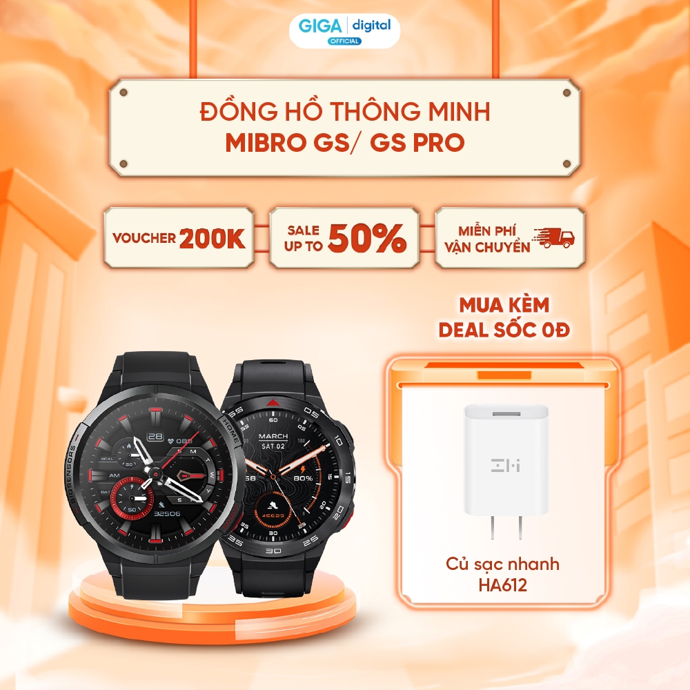 Đồng Hồ Thông Minh Mibro GS/ GS Pro - Có Định Vị GPS, Chống Nước Chuẩn ...