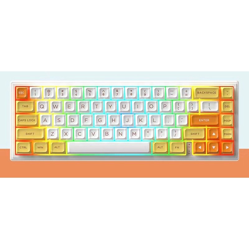 [HÀNG SẴN] Bàn phím cơ Monka 3067 V2 Pro Mạch Xuôi (Led RGB, Kết Nối 3 ...