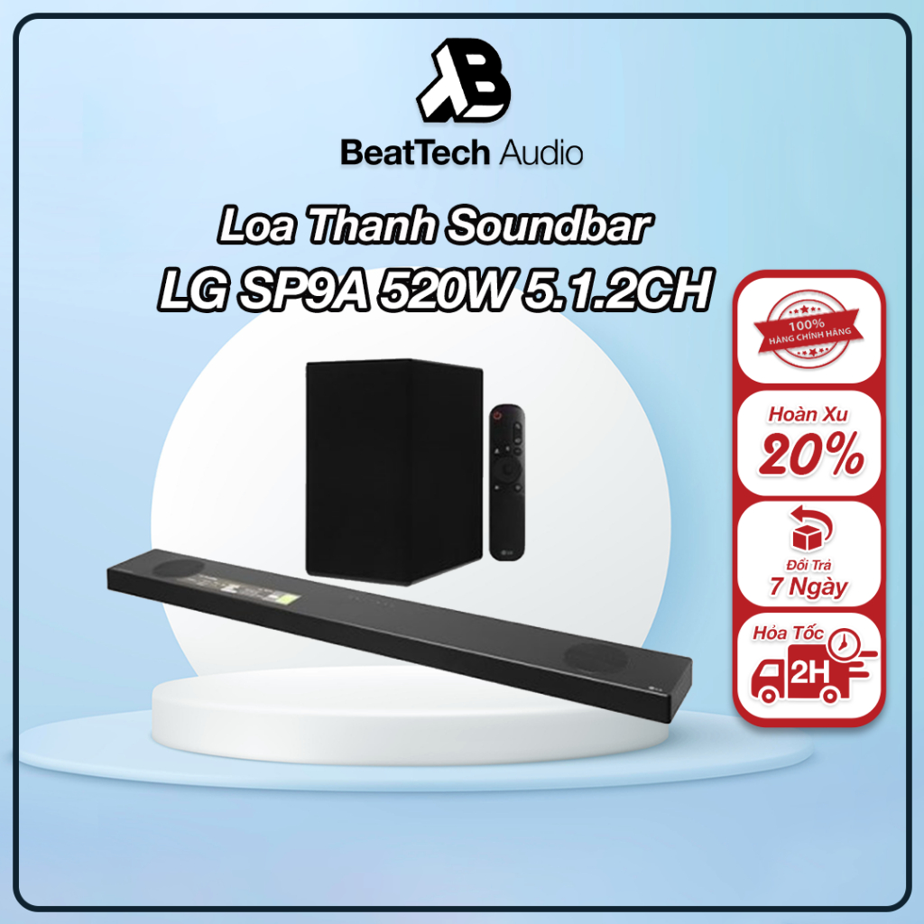 Loa Soundbar LG SP9A 5.1.2 520W Hires Audio Và SC9S 400W 3.1.3ch - Mới ...